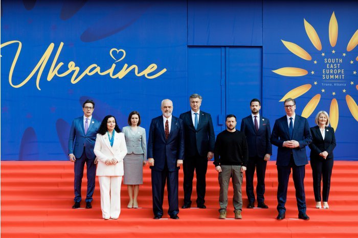 Moldovan president in Tirana speaks about importance of Europe's unity ...